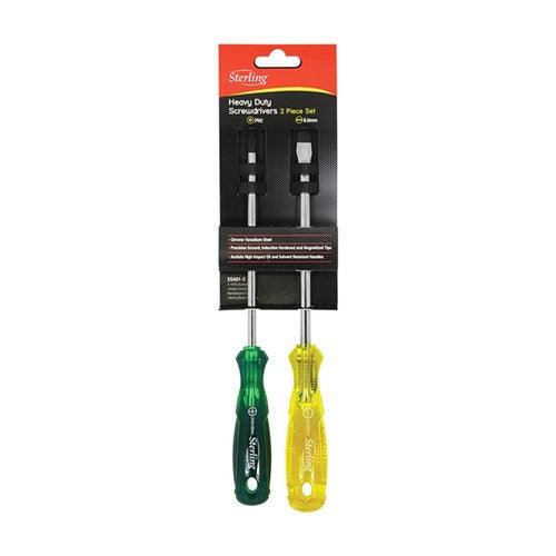 Sterling 2 Piece Acetate Handle Screwdriver Set