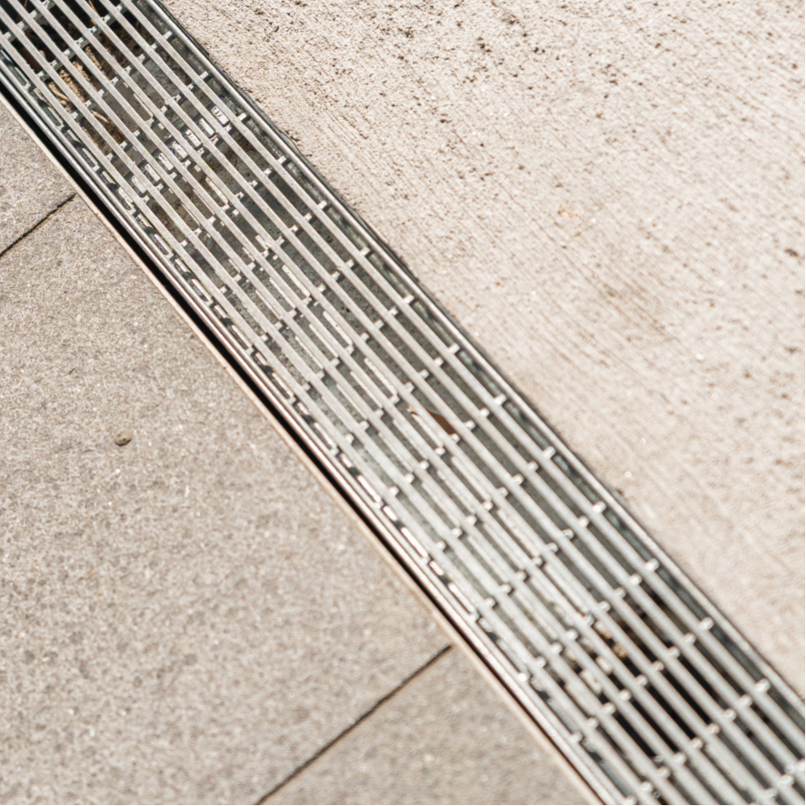 Galvanised Heelguard Grate and Channel | Vincent Buda & Co