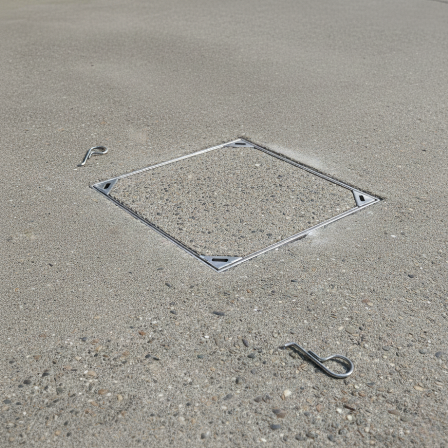 Tile Insert Pit Cover - Stainless Steel | Vincent Buda & Co