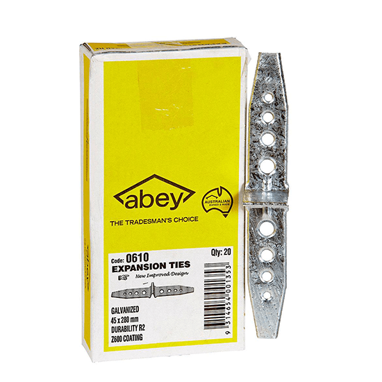 Expansion ties for Brick & Double Brick Walls | Vincent Buda & Co