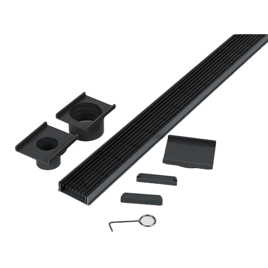 Plastic Strip Drain Kit + SS Heelguard Grate | Vincent Buda & Co